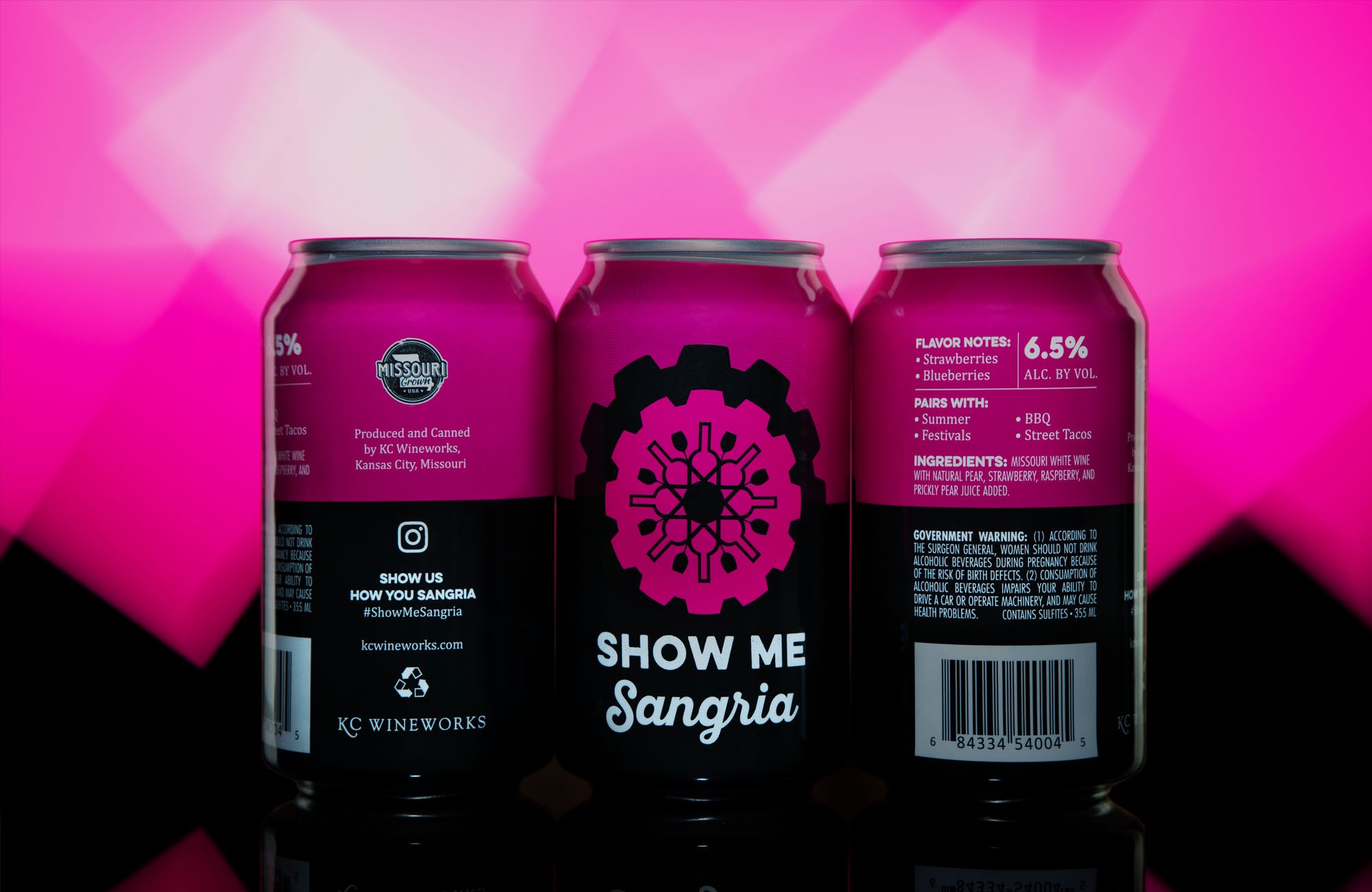 KC Wineworks Can Packaging Design - Bauerhaus Design, Inc.